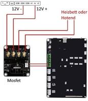 China 25A 12V MOSFET High Current Load Module 3D Printer Power Expansion Board for sale