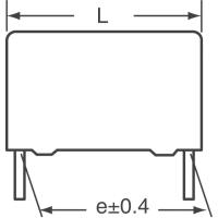 China 0.1uF 305V AC 630V DC EPCOS TDK X2 EMI Suppression Film Capacitor B32921C3104M000 for sale