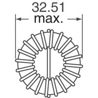 China 220UH Toroidal Coil Inductor 6.8A Electrical Inductor 61 MOHM High Current for sale