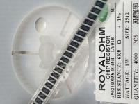 China 6K8 Ohm 1% 1W SMD 2512 Thick Film Chip Resistor AEC-Q200 for sale