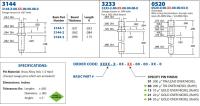 China Mill-Max 3144-2-00-15-00-00-08-0 Gold PC Pin Connector 0.062 Dia Through Hole Terminal for sale