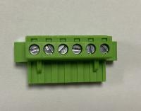 China 5.08mm 6 Pin Terminal Block Connector XK2EDGKM PA66 Screw Terminal 300V 10A for sale