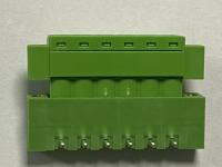 China 5.08mm 6 Pin Terminal Block Connector XK2EDGKM PA66 Screw Terminal 300V 10A for sale
