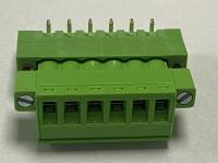 China 5.08mm 6 Pin Terminal Block Connector XK2EDGKM PA66 Screw Terminal 300V 10A for sale