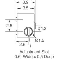 China Bourns 3224W-1-202E Trimmer Potentiometer 2K Ohm 0.25W 12 Turn Cermet SMD for sale
