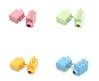 China PJ325 3.5mm Stereo Female Socket Audio Jack 5pin PCB Panel Mount Connector for sale