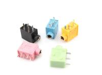 China PJ325 3.5mm Stereo Female Socket Audio Jack 5pin PCB Panel Mount Connector for sale