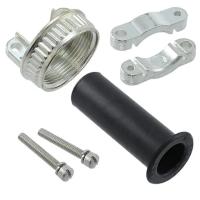 China TE Connectivity Deutsch Connectors 0409-201-1800 Cable Clamp Size 18 1 3/16-18 UNEF Silver Tin Plated for sale