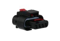 China TE Connectivity MCON 4 Position 4mm Pitch Rectangular Connector Housing Receptacle 1456426 for sale