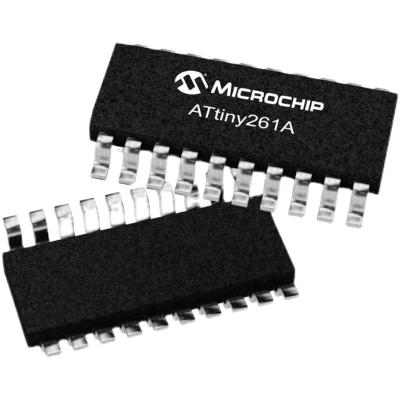 China Microchip ATTINY261A-SU AVR 8-Bit Microcontroller IC 20MHz 2KB Flash 20-SOIC for sale