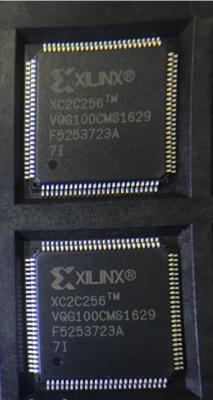 China XC2C256-7VQG100I Xilinx CoolRunner II CPLD 256 Macrocells 80 I/O 6.7ns 100-VQFP for sale