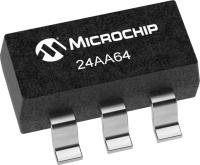 China 24AA64T-I/OT 24AA64 64Kb I2C Compatible 2 Wire Serial EEPROM Microchip IC for sale