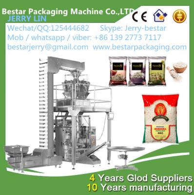 China Supplier Vertical Automatic Granule Rice/Snacks/Seeds/Grain Packing Machine for sale