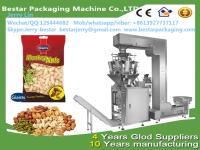 China Automatic peanut pistachiosun flower seed salmond cashew nut backstick pillow bag packing machine Bestar packaging for sale