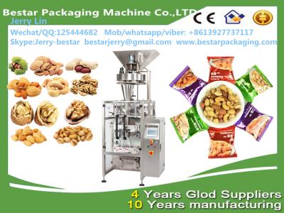 China Ertical grain and seed nuts peanuts packaging  packing machine Bestar packaging 200g 300g 500g 800g 1KG 2KG for sale