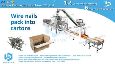 China 10KG per carton weighing packaging machine, automatic carton opening, filling and sealing for sale