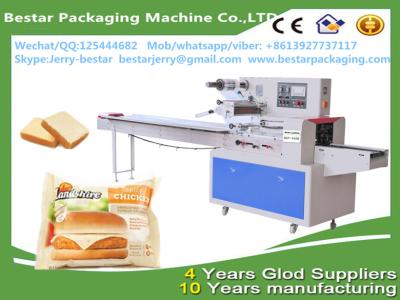 China Automatic Chocolate Biscuit Bread Instant Noodles Pillow Flow Packing Machine bestar packaging machine BST-250X for sale