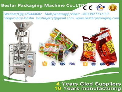 China Custom Color Printing Plastic Film For Ready To Eat Food with bestar weighting packaging machine for sale