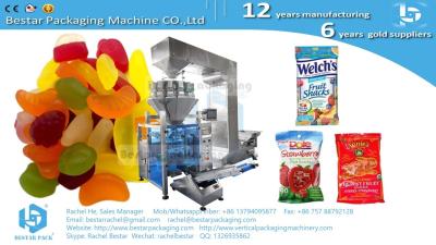 China 100g color candy pillow bag automatic weighing packing machine for sale