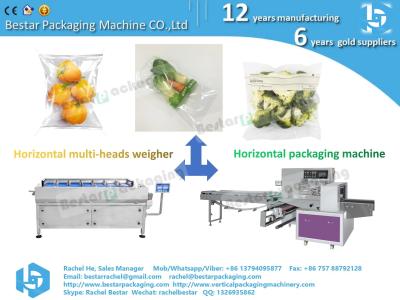 China How to pack multiple vegetables with automatic weighing function for sale