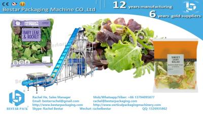 China How to pack salad vegetable in a fast and easy way for sale