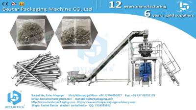 China 100mm long iron nail automatic weighing and packaging machine BSTV-450AZ for sale
