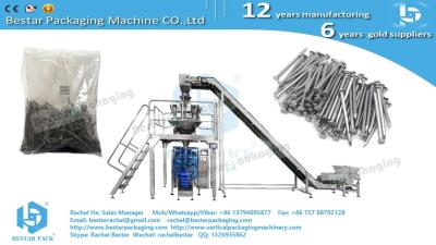 China Bestar Wire Nails Pouch Packing Machine with Automatic Weighing Function BSTV-450AZ for sale
