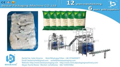 China Secondary big pouch stacking packing machine for multiple small sachets stacking inside for sale