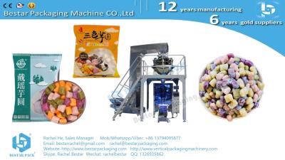 China Taro ball 500g pouch automatic weighing and packaging machine BSTV-450AZ for sale
