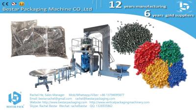 China Bestar packing machine integrate version with 10 heads weigher and labeling machine BSTV-450AZ for sale