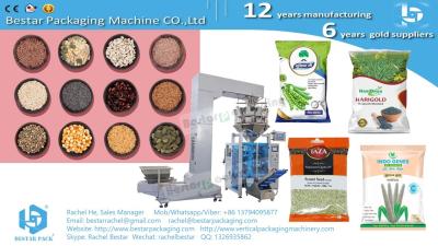China Full set automatic packing machine with multi-heads weigher, labeling machine, checkweigher, and turntable BSTV-550AZ for sale