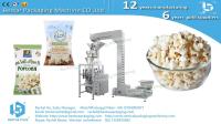 China Popcorn kernels automatic packing machine with weighing, printing and labeling BSTV-550AZ for sale