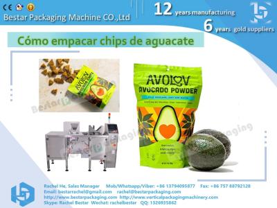 China How to package avocado slices by Bestar automatic Doypack machine for sale