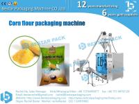 China 1KG corn flour pillow pouch packing machine with Mitsubishi PLC BSTV-450DZ for sale