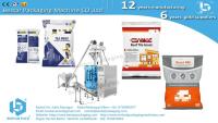 China Cement powder 2kg pouch packaging by Bestar powder dosing machine BSTV-450DZ for sale
