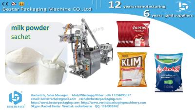 China Automatic packing machine for milk powder 25g 3 sides sealing sachet with easy tear notch BSTV-160F for sale