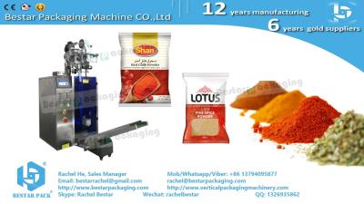 China Spice powder small sachet automatic packing machine  BSTV-160F for sale