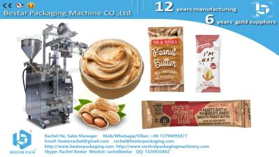 China Automatic peanut butter peanut sauce small sachet packaging machine BSTV-160S for sale