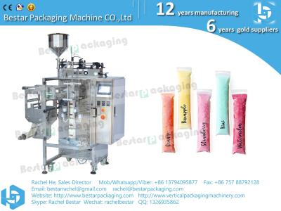 China How to pack ice lolly, automatic popsicle packaging machine BSTV-160S for sale