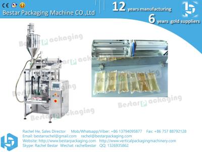 China How to pack soy sauce sachet [Bestar] liquid vertical packaging machine BSTV-160S for sale
