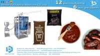 China BBQ sauce Pizza sauce 3KG pouch packaging machine, with rotor pump BSTV-550P for sale