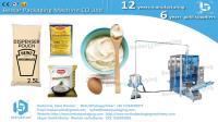 China How to automatically package orange juice pouch with 2000ml BSTV-450P for sale