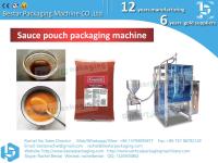 China How to pack hot liquid with pouch packing machine BSTV-650P for sale
