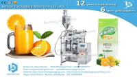 China How to automatically package orange juice pouch with 2000ml BSTV-450P for sale