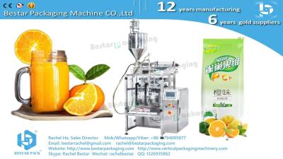China How to pack orange juice pouch in 2L automatically BSTV-450P for sale