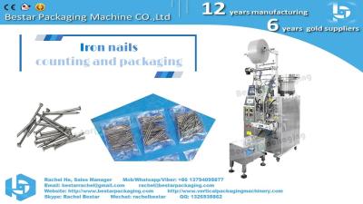 China Bestar counting packing machine for iron nails with checkweigher for sale