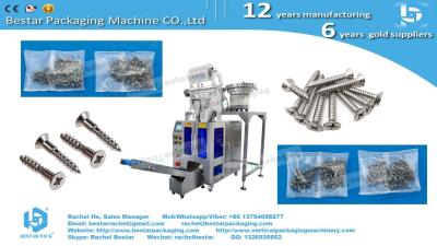 China Wood screws Self tapping screws automatic counting and pouch packing machine for sale