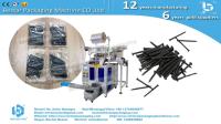 China Automatic counting packing machine with 2 bowls and manual feeding for hardware bracket and screws for sale
