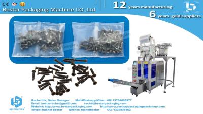 China How to pack 100pcs short screws fast, Bestar automatic counting packaging machine for sale