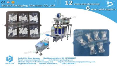 China Bestar two counting bowls packaging machine with checkweigher for plastic fittings for sale